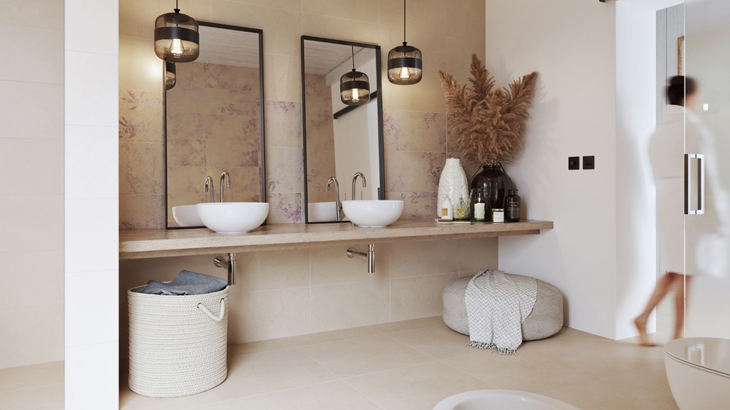 Obklady do koupelny RAKO Levante | GRES