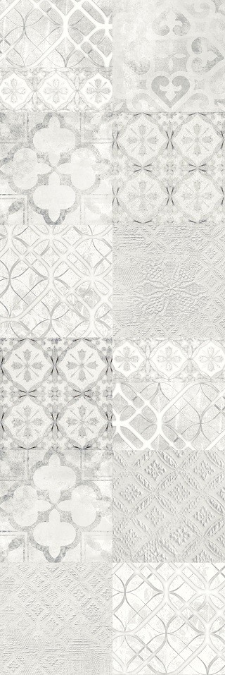 Obklad Twin Grys Patchwork Rekt. 75x25 | GRES