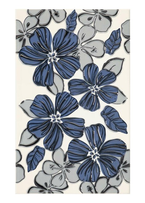 Dekorace Vivian Blue Dekor Kwiat 25x40 | GRES