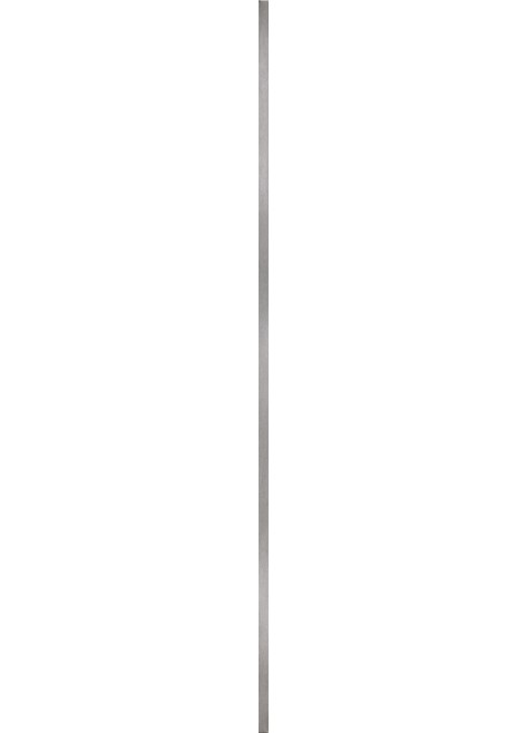 Listela Ferano Metal Silver Matt 74x2 | GRES