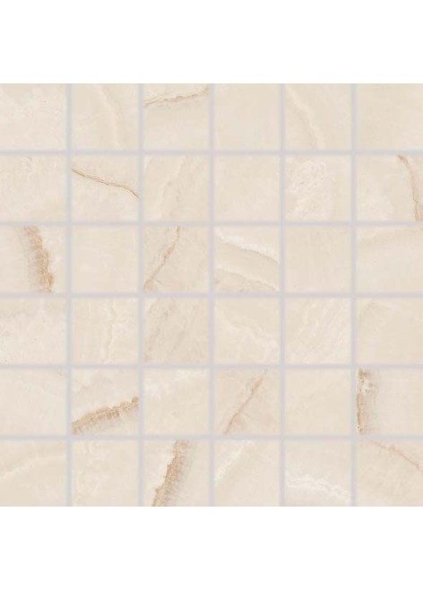 Mozaika RAKO Onyx WDM05835 mozaika (5x5) tmavě béžová 30x30 | GRES